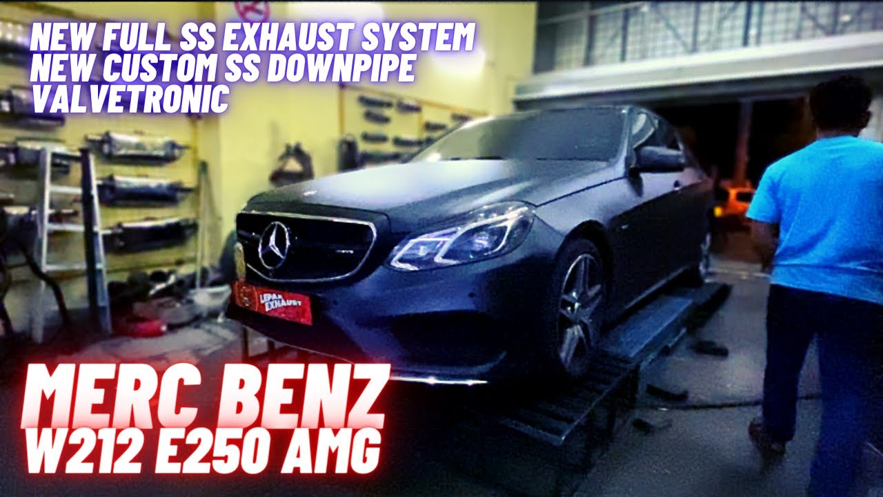 New Full SS Exhaust System, New Custom SS Downpipe & Valvetronic | MERC ...