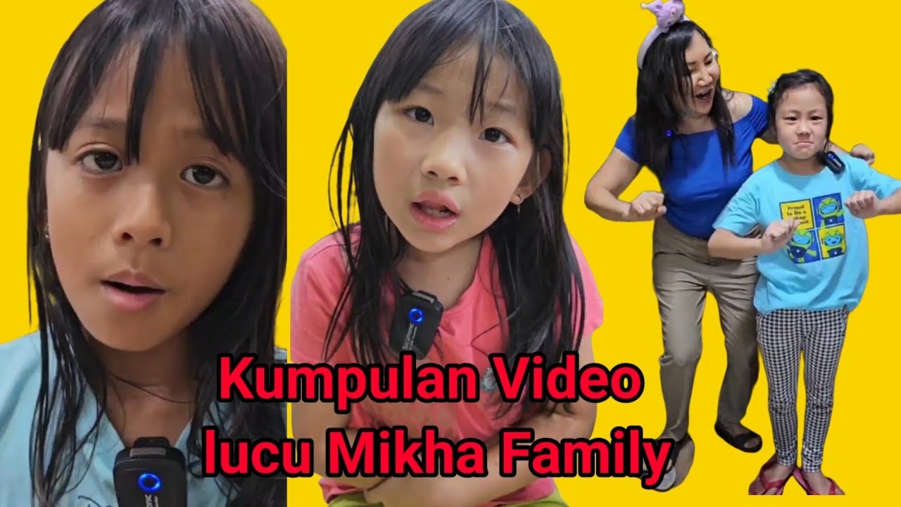 meletus balon jadi binatang | kumpulan video lucu Mikha family 108 # ...