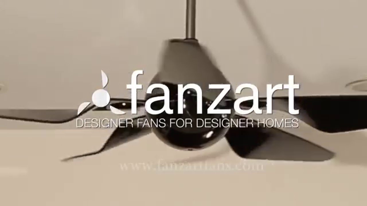 Fanzart | Dark Knight - Modern Ceiling Fan - Designer Fan | - YouTube