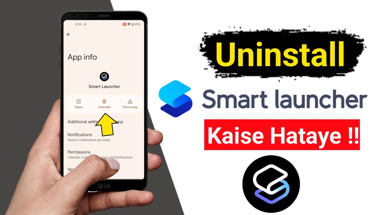How to uninstall Smart launcher | Smart launcher 6 kaise hataye ...