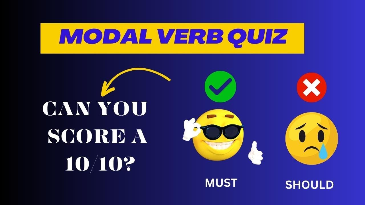 Modal Verb Quiz 2 - Can you Score a 10/10? | Riddles and the Quiz Show ...