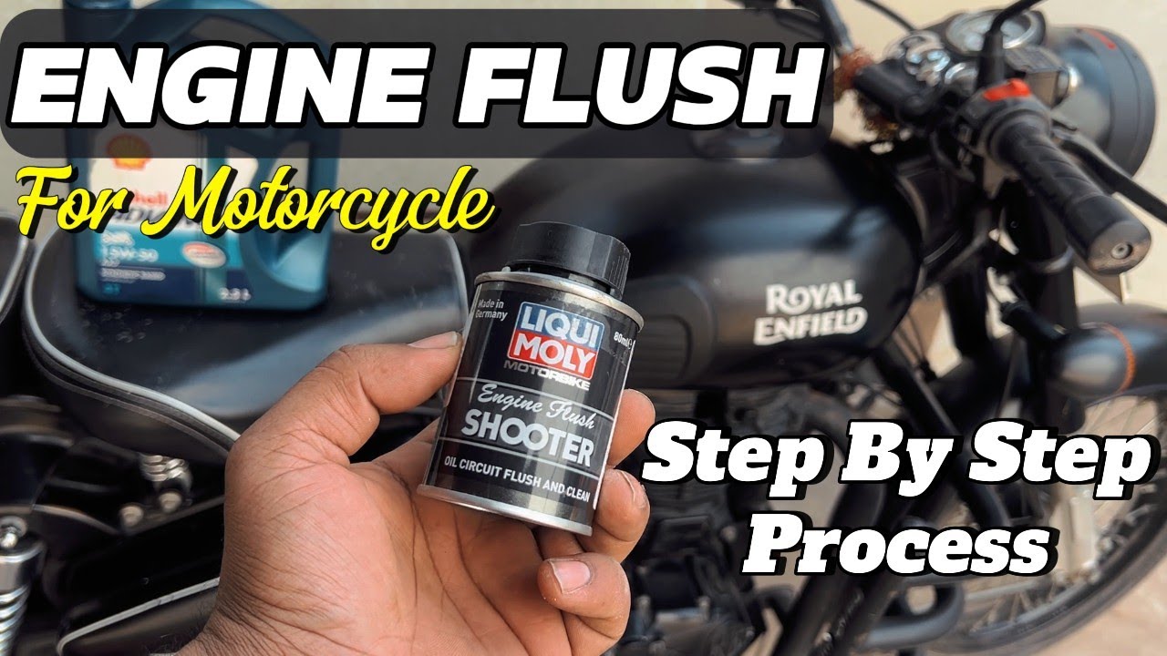 Engine Flush in Royal Enfield - Engine Cleaning & Smooth | Step by Step ...