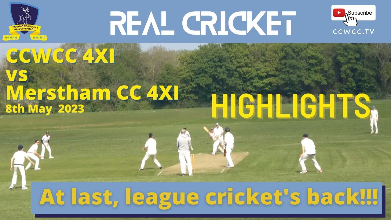 CCWCC 4XI vs Merstham CC 4XI, 13th May 2023 - YouTube