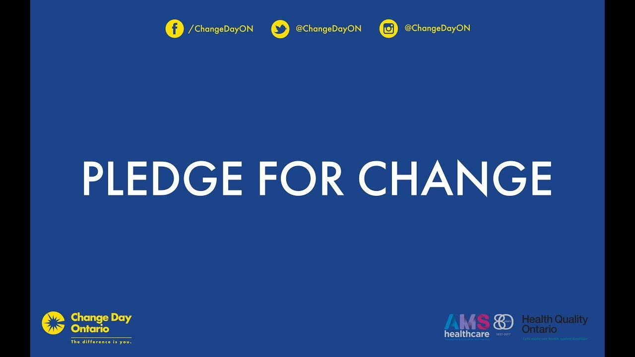 Pledge For Change - YouTube