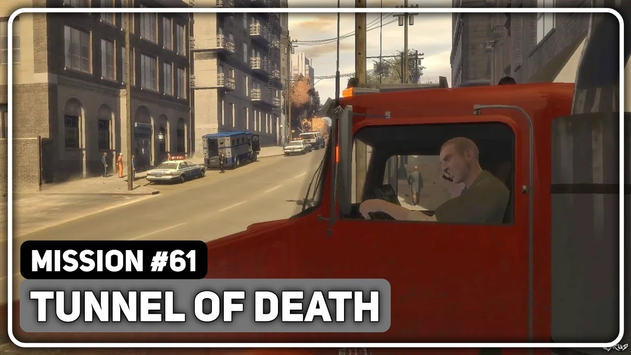 Grand Theft Auto 4 • Mission #61: Tunnel of Death - YouTube