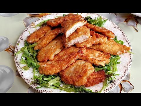 Теперь куриную грудку готовлю только в луковом кляре