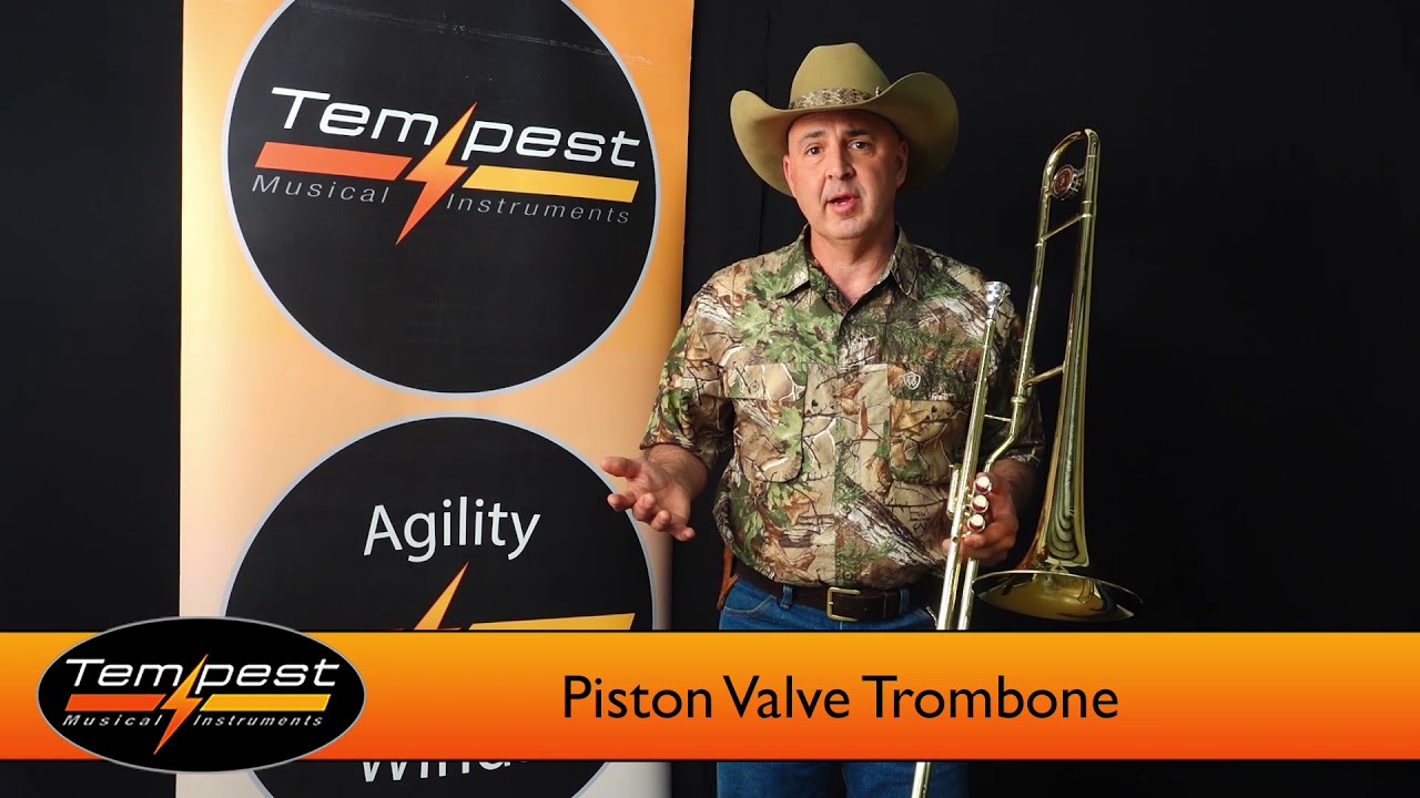 Tempest Musical Instruments - Piston Valve Trombone - YouTube