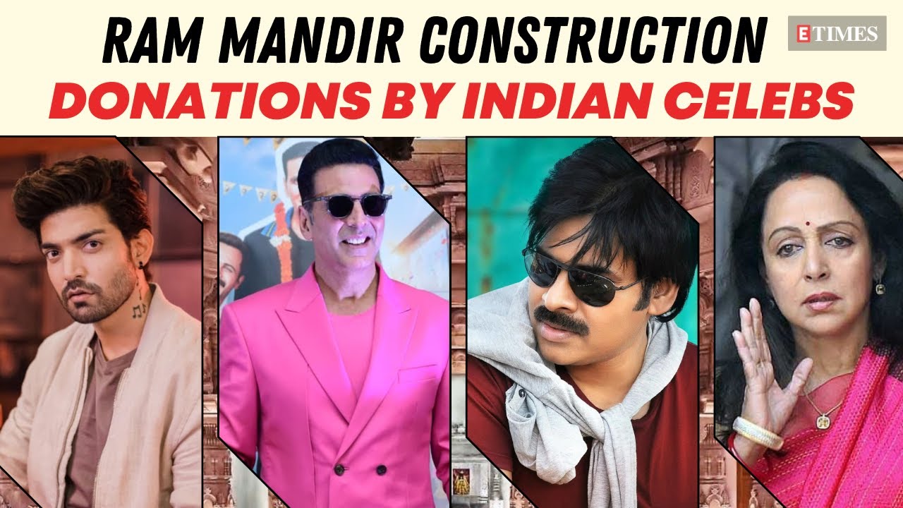 From Akshay Kumar to Pawan Kalyan: Indian Celebs' Massive Ram Mandir Donations - YouTube