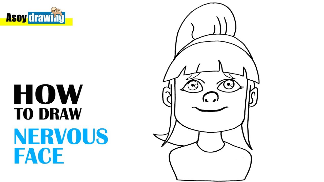 Nervous Expression Drawing