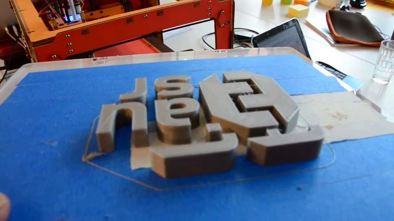 How to 3d print a great logo for your startup - YouTube