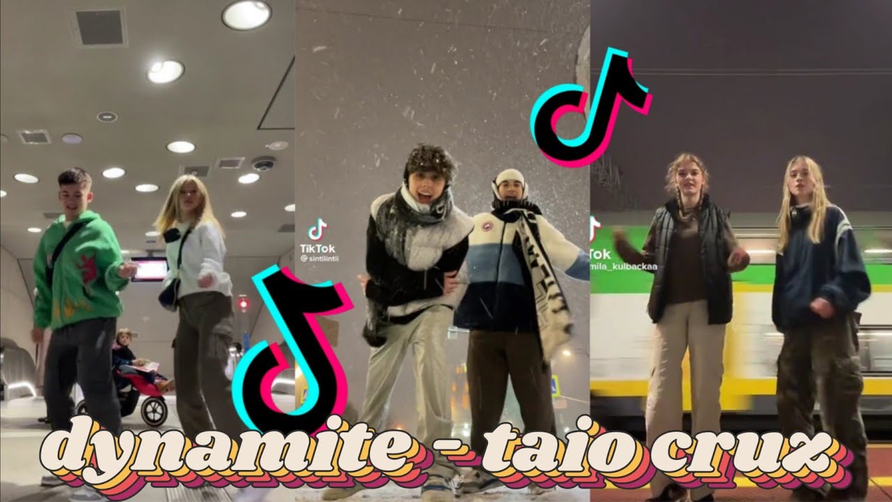 saying "ayo, baby, let's go".. we gon' light it up like it's dynamite ...