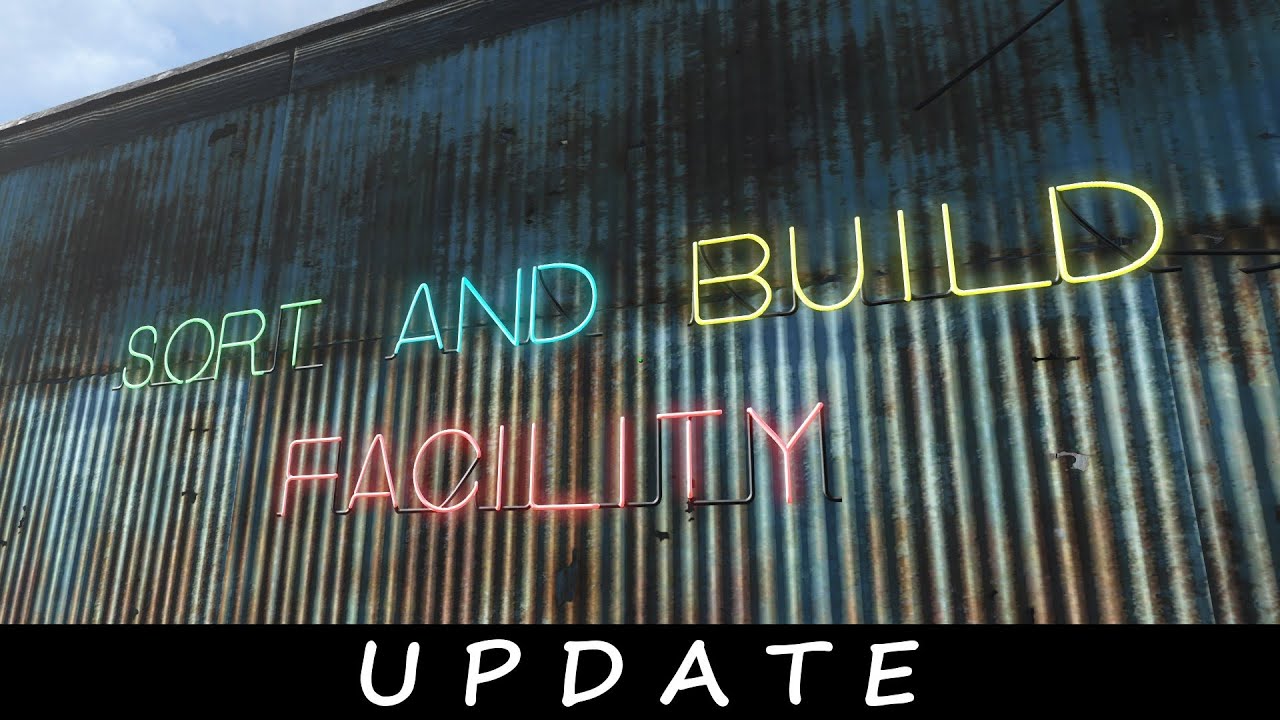 Fallout 4 : EP06 - Sorting (and build) facility warehouse UPDATE - YouTube