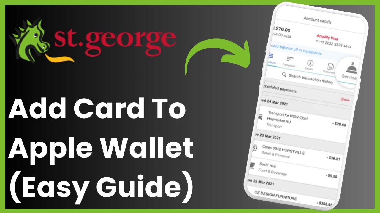 How to Add St George Bank Card in Apple Wallet - YouTube