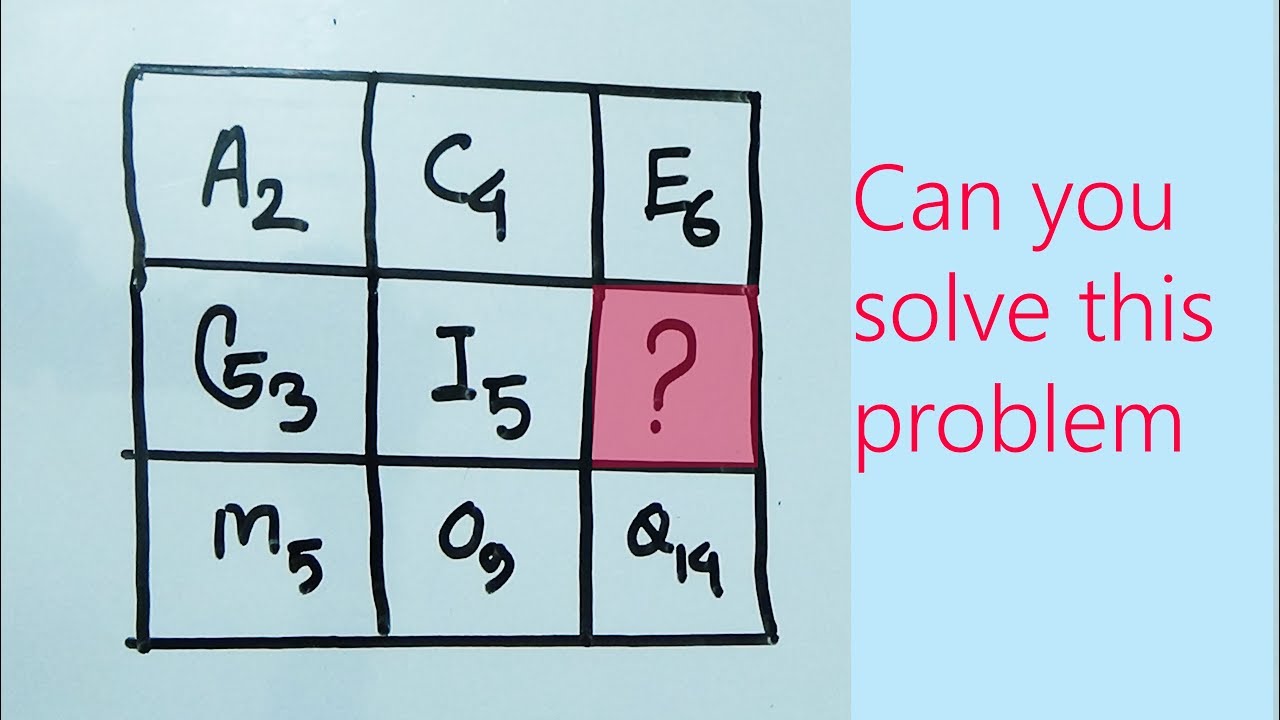2)Can you solve this problem মানসিক দক্ষতা - YouTube