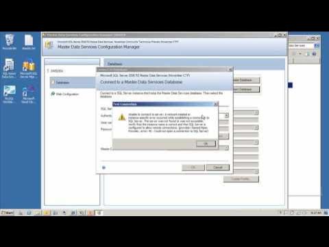 SQL Server 2008 R2: Master Data Services Installation - YouTube