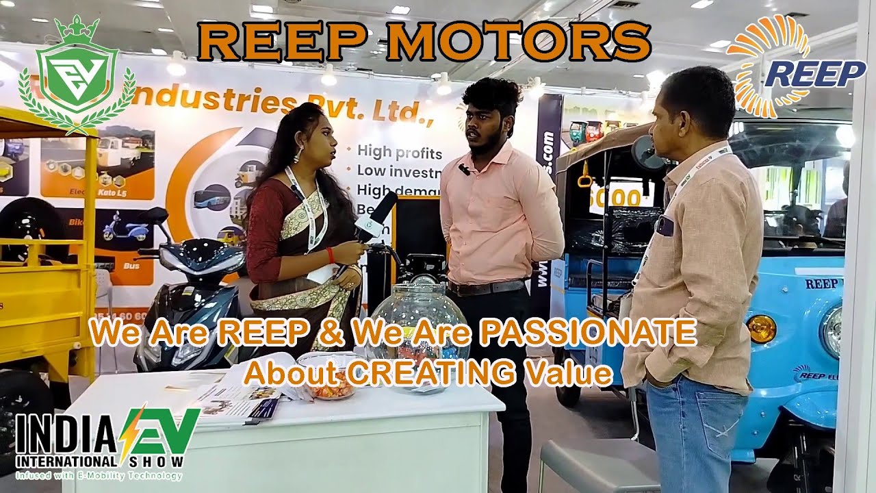 REEP MOTORS ELECTRIC LOAD AUTO | INDIAN EV INTERNATIONAL EXPO | CHENNAI ...