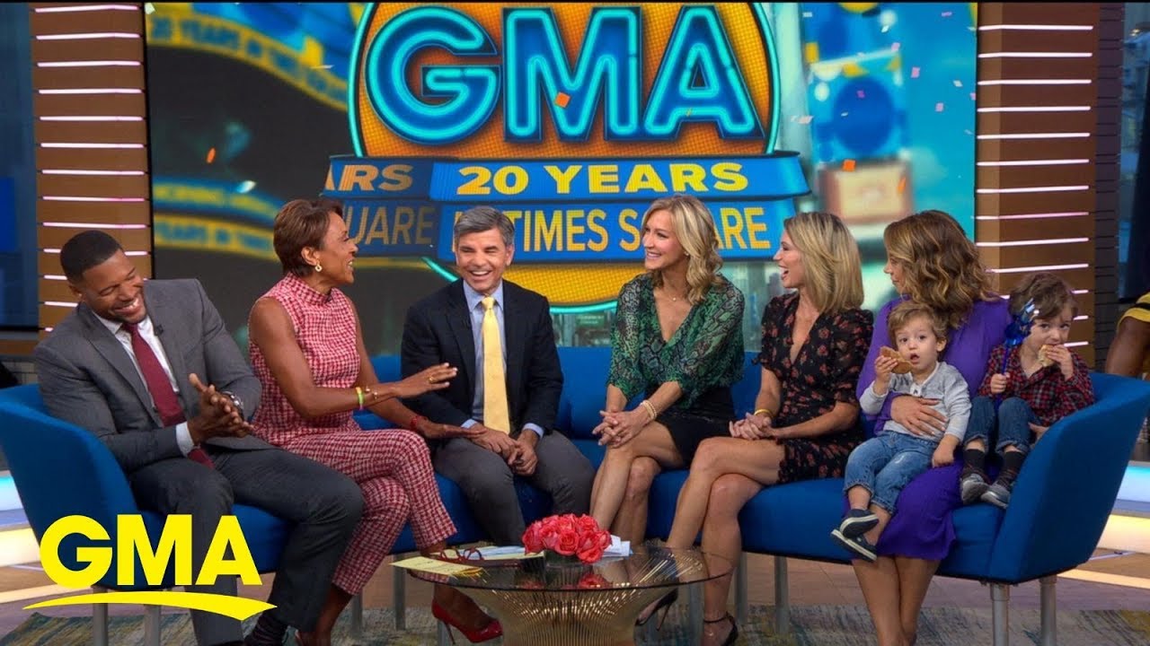 Celebrating 20 years of 'GMA' in Times Square l GMA - YouTube