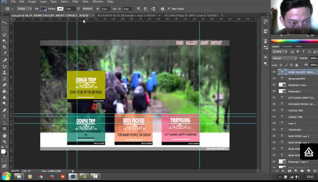 Belajar Web Design (with Adobe Photoshop) - YouTube