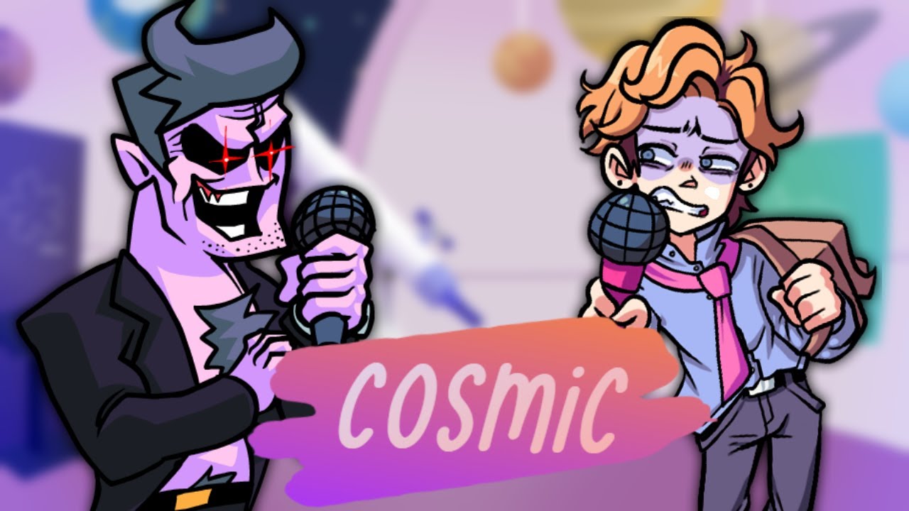 Dad and Senpai sings COSMIC | FNF Cover - YouTube