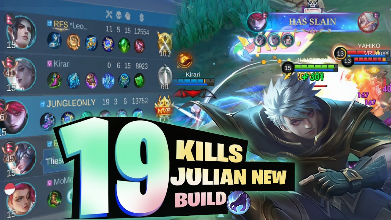 USE THIS JULIAN BUILD FOR AGRESSIVE GAMEPLAY | MLBB | - YouTube