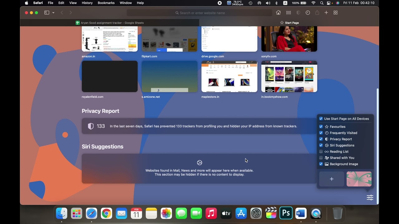 How to Customize the Safari Start Page on a Mac (2022) - YouTube