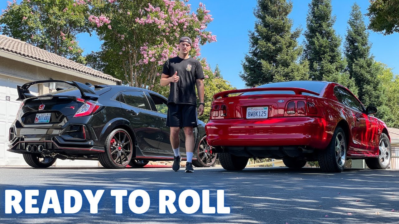 Today was a good day | Civic Type R + Mustang Cobra - YouTube