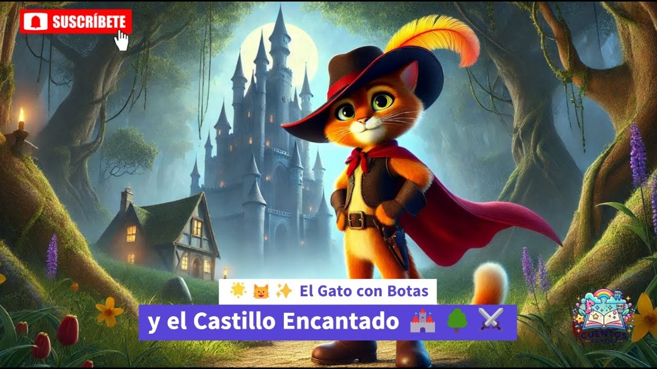 🌟🐱 El Gato con Botas y el Castillo Encantado 🏰🌳⚔️ #Cuentos #infantiles ...