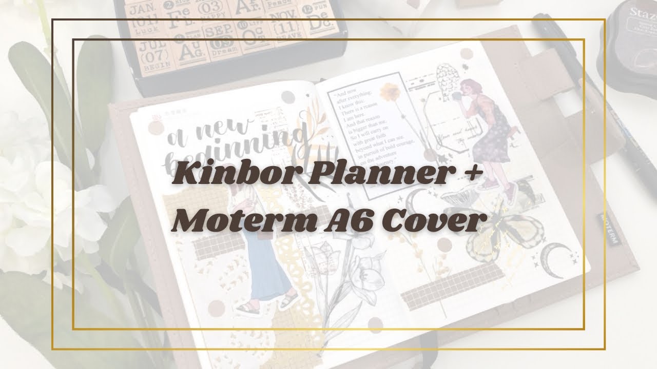 KINBOR 2022 PLANNER & MOTERM A6 PLUS COVER REVIEW + JOURNAL WITH ME ...