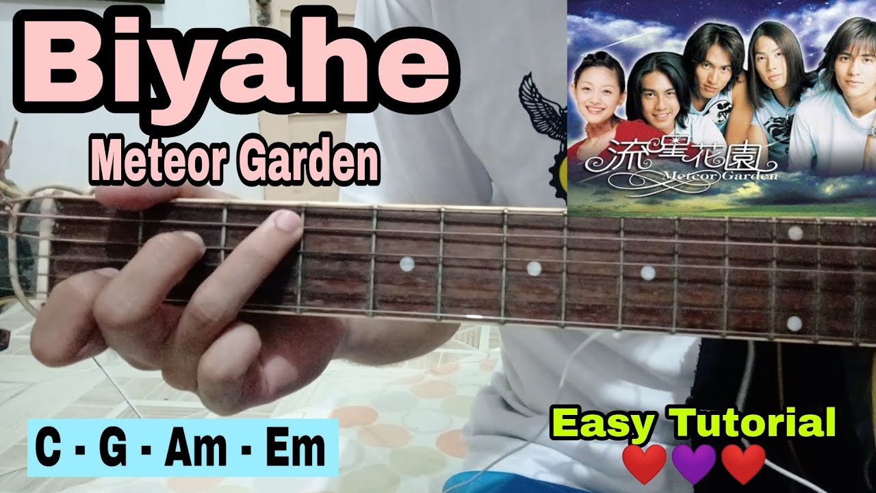 Biyahe Guitar Tutorial - Meteor Garden (EASY CHORDS) - YouTube