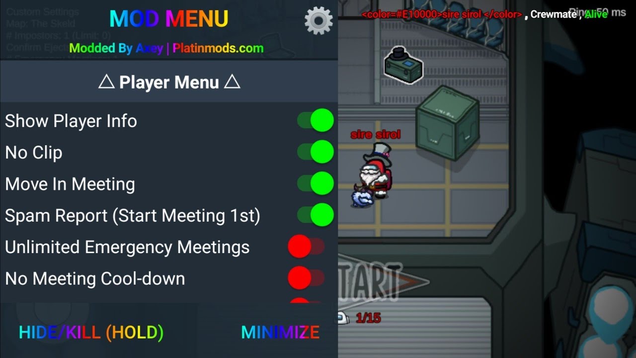 Among Us Mod Menu Latest Version v2021.12.15 :) - YouTube