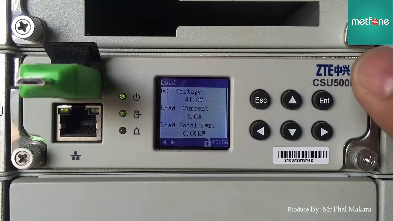 Guildline Set parameter ZTE cabinet - YouTube