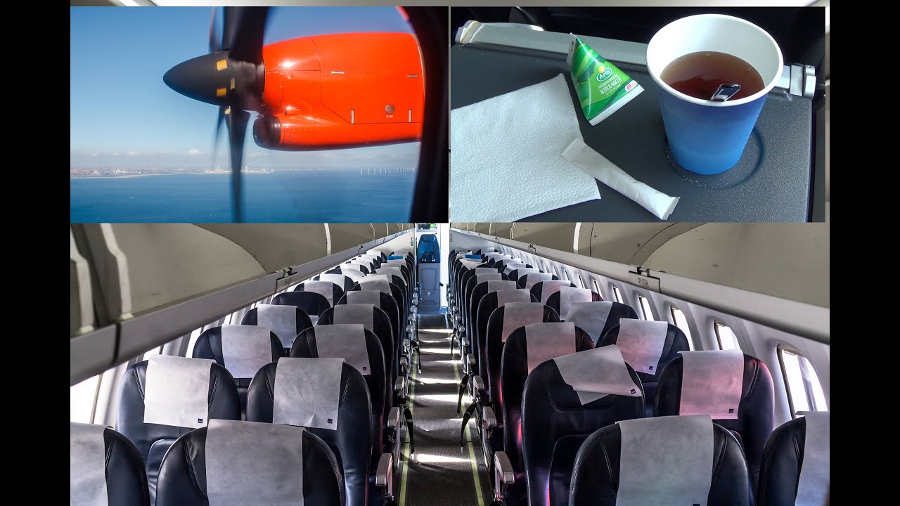 [TRIPREPORT] • SAS Economy Class • ATR-72 • Hanover - Copenhagen - YouTube