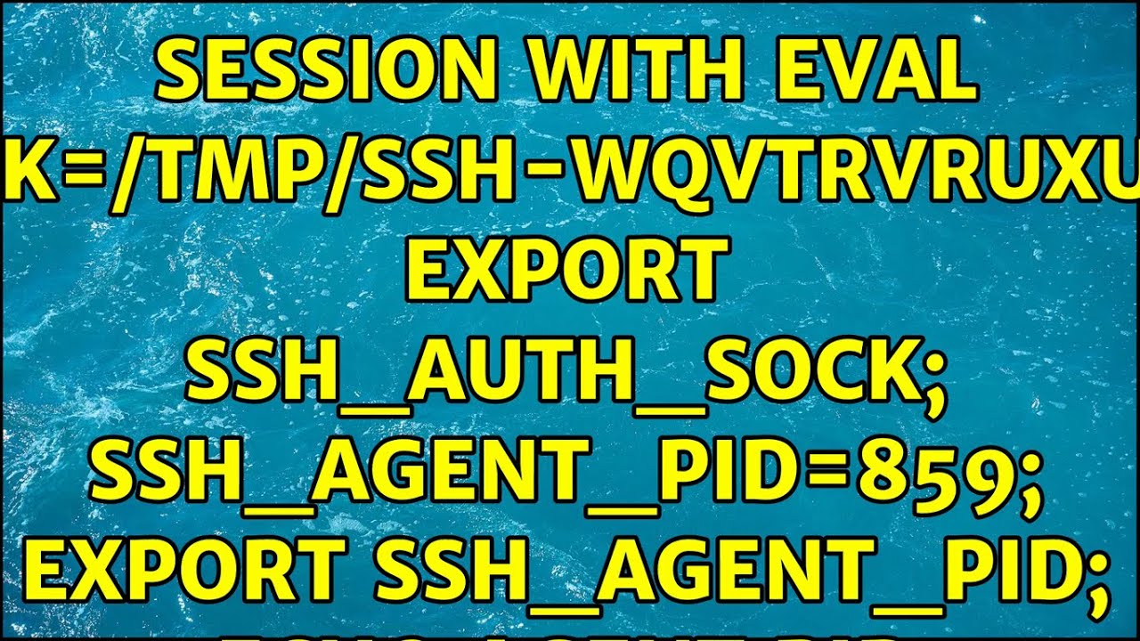 Ubuntu Can t Store Passphrase In Same Session With Eval ssh agent ubuntu-can-t-store-passphrase-in-same-session-with-eval-ssh-agent