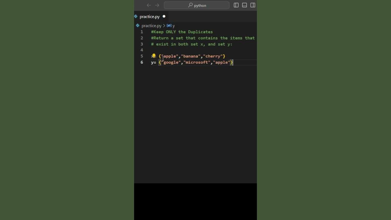 Keep Only The Duplicates Python Coding Code Pythoncoding Coder Youtube 