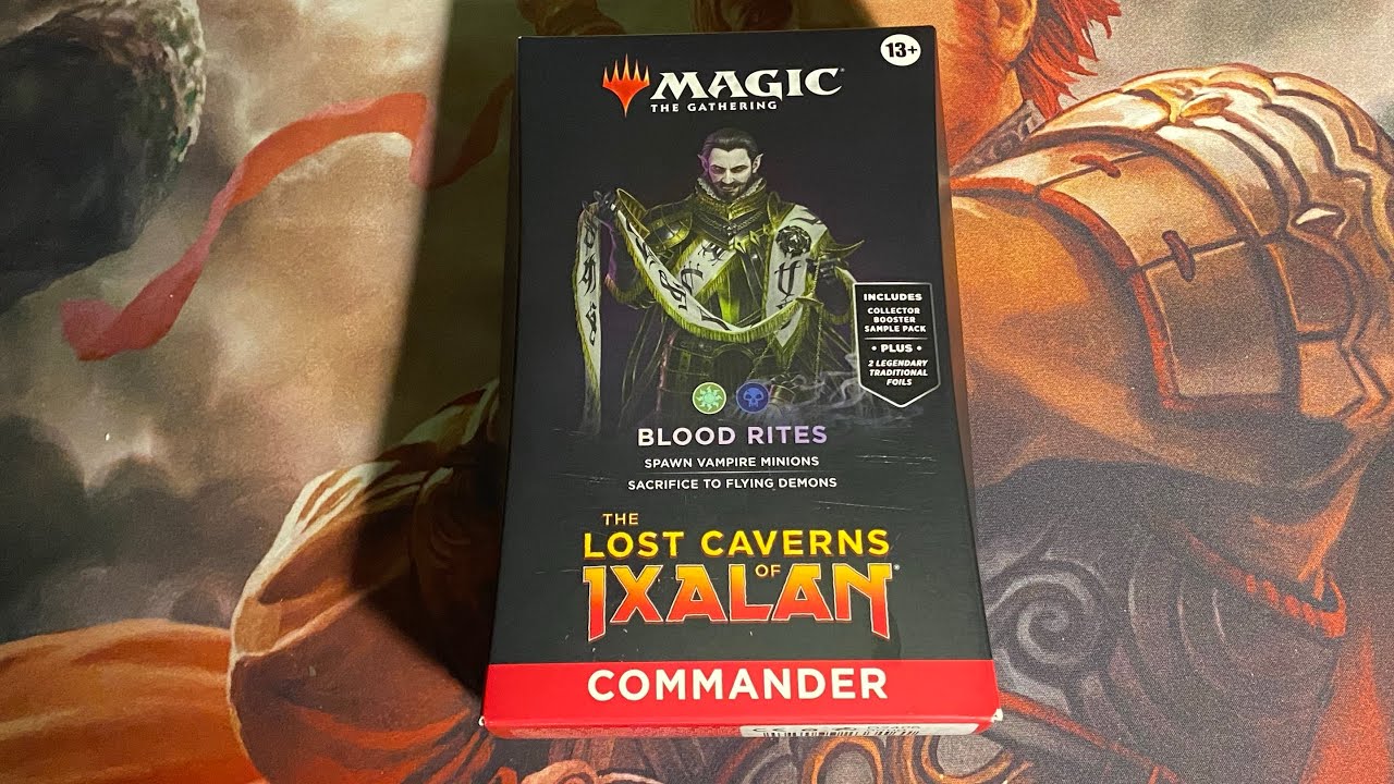 MtG Lost Caverns of Ixalan Blood Rites Commander Deck! - YouTube