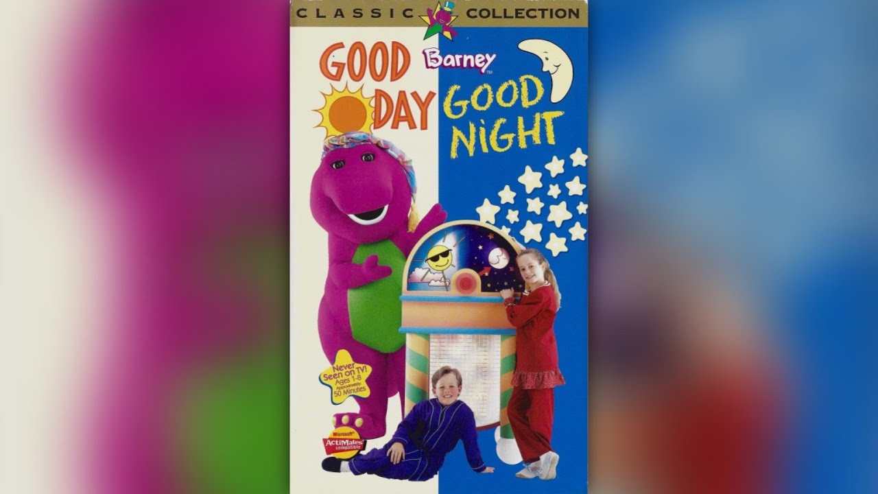 Barney's Good Day Good Night [1997] - 1997 VHS Release - YouTube