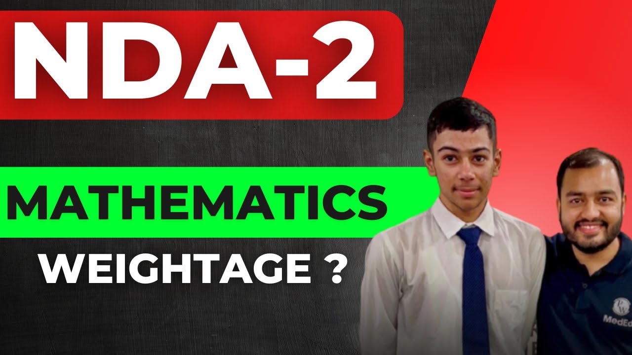 NDA 2 Mathematics Weightage | NDA 2023 Syllabus | #defencewallah - YouTube