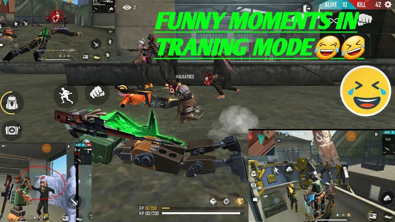 FUNNY FIST FIGHT IN TRANING MODE !! WITH RANDOM PLAYERS 😂🤭🤭🤣 - YouTube