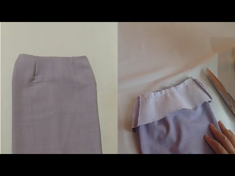 ETEK KEMERİ DİKİMİ. PERVAZLI ETEK KEMERİ DİKİMİ