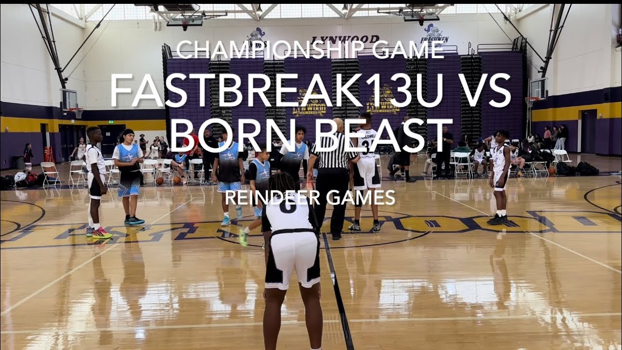 Fastbreak 13u vs Born Beast “Reindeer Games” Championship Game 31-20 ...