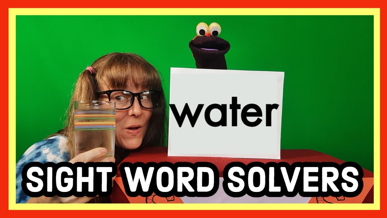 Learn The Sight Word Water | How To Spell The Sight Word Water | Sight ...