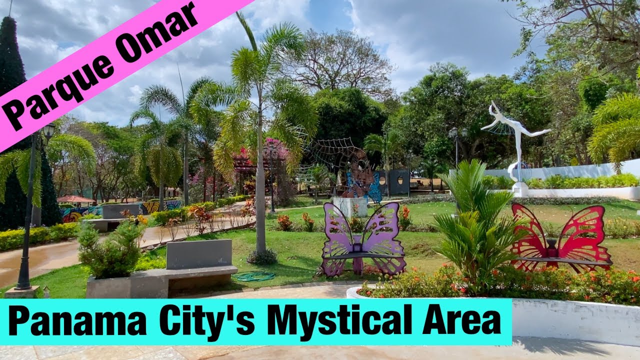 A gorgeous Neighborhood Park Oasis in Panama City. Walk with us through ...