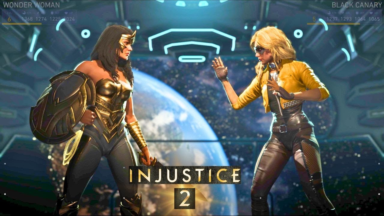 Injustice 2 - Wonder Woman Vs. Black Canary - YouTube