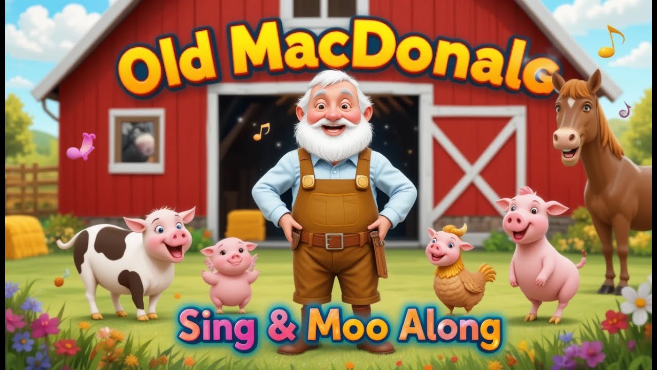 Old MacDonald Had a Farm and More Song For Kids R1E3103| Fun and ...