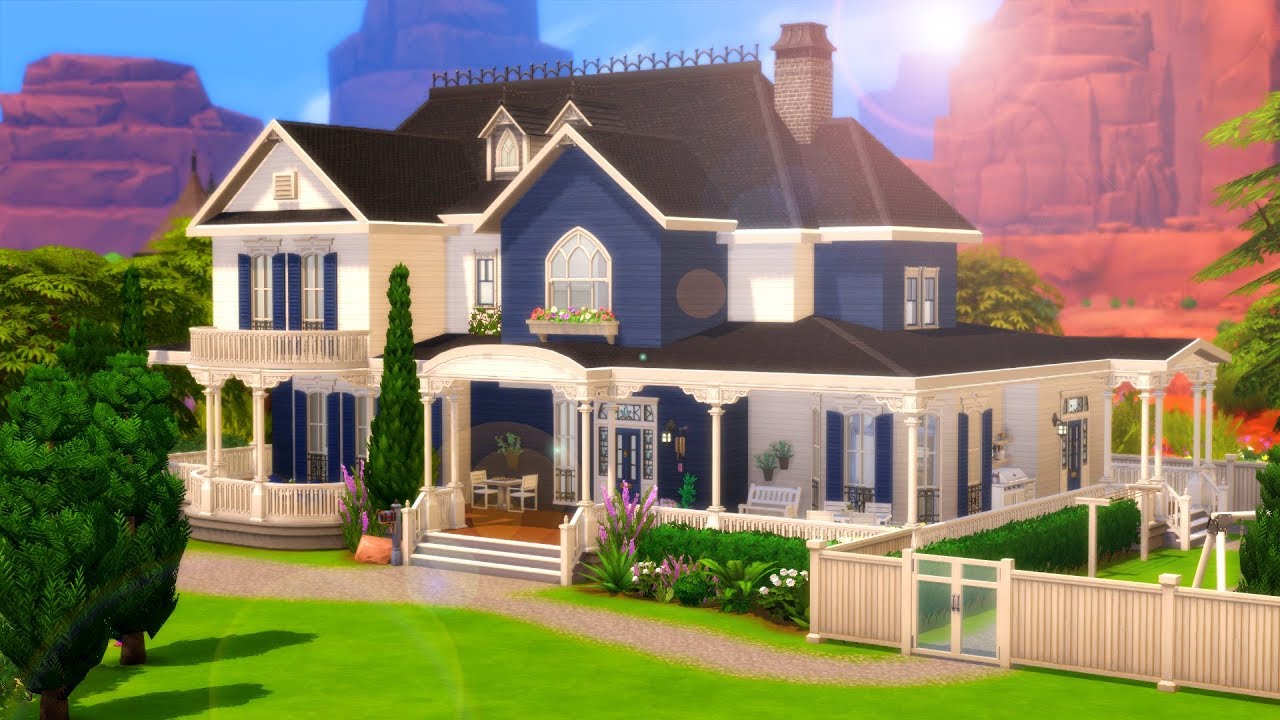 StrangerVille Family Home // Sims 4 Speed Build - YouTube