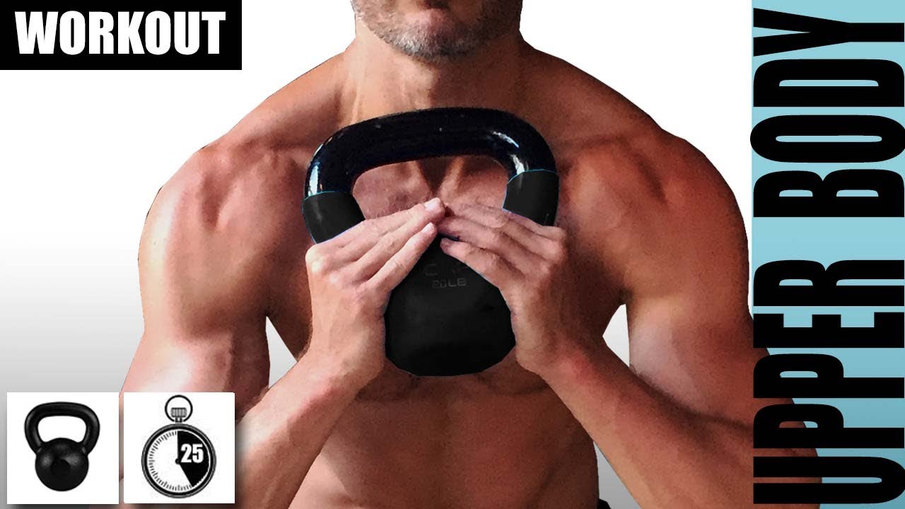KETTLEBELL UPPER BODY WORKOUT FOR MUSCLE STRENGTH AND GROWTH - YouTube
