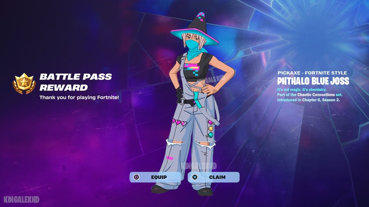How To Get Phthalo Blue Joss Skin FREE In Fortnite! (Unlocked LEGO ...