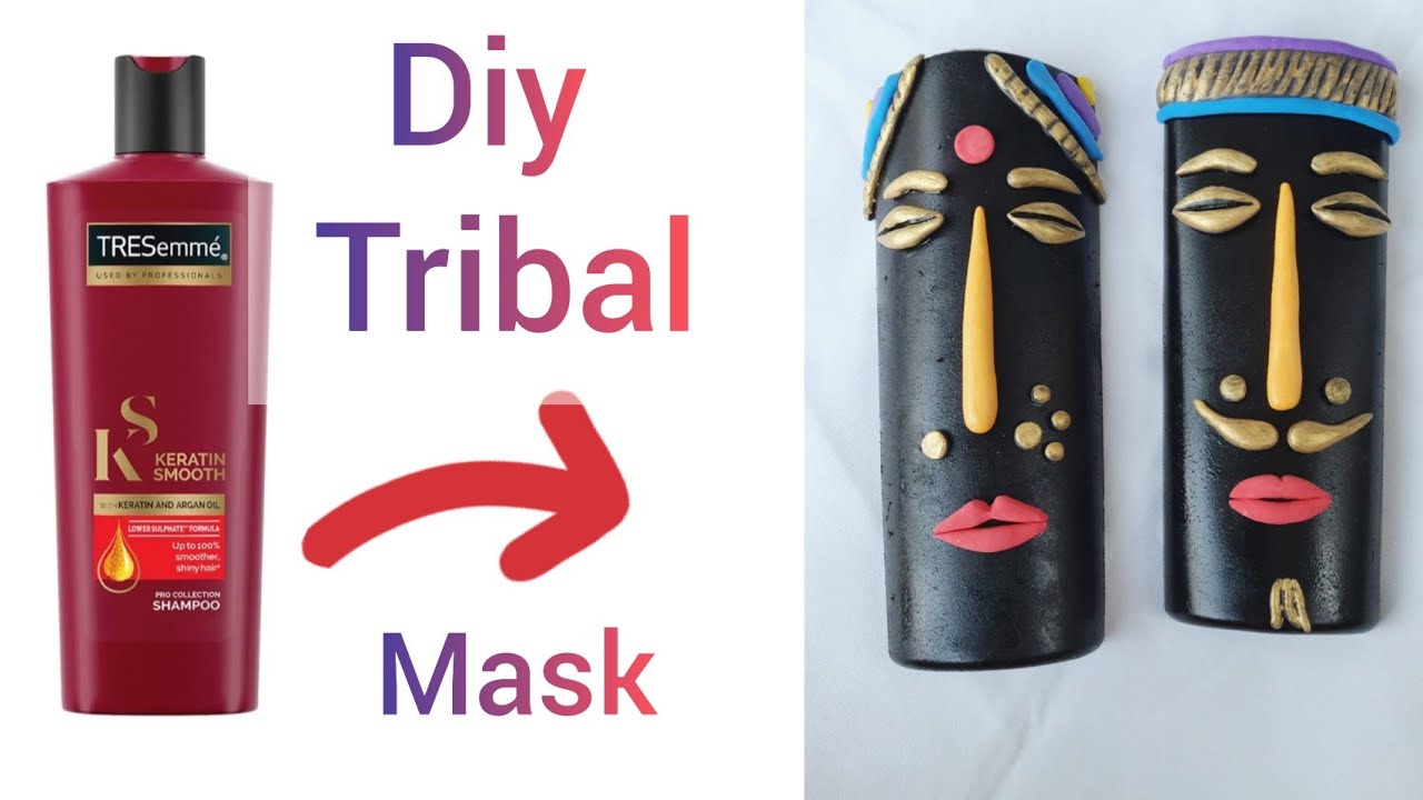 Diy Tribal Mask/Diy Home Decor/ Tribal Mask From Waste Material # ...