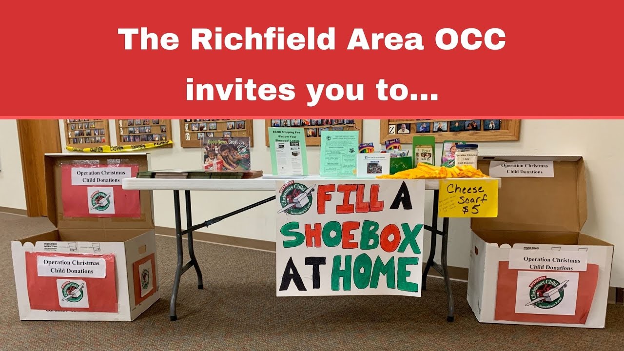 OCC Pack a Shoebox at home - YouTube