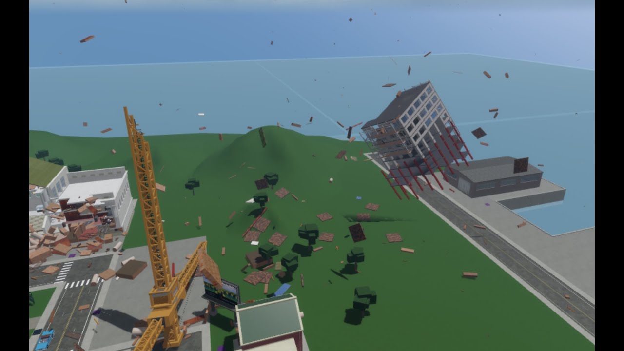 Destroying a city in Roblox! - YouTube